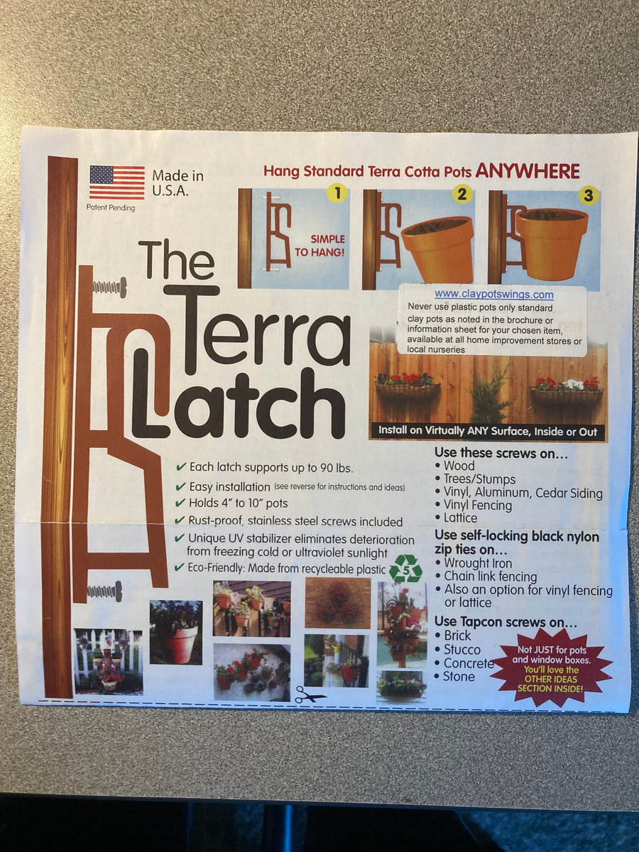 The Terra Latch – Clay Pot Swings